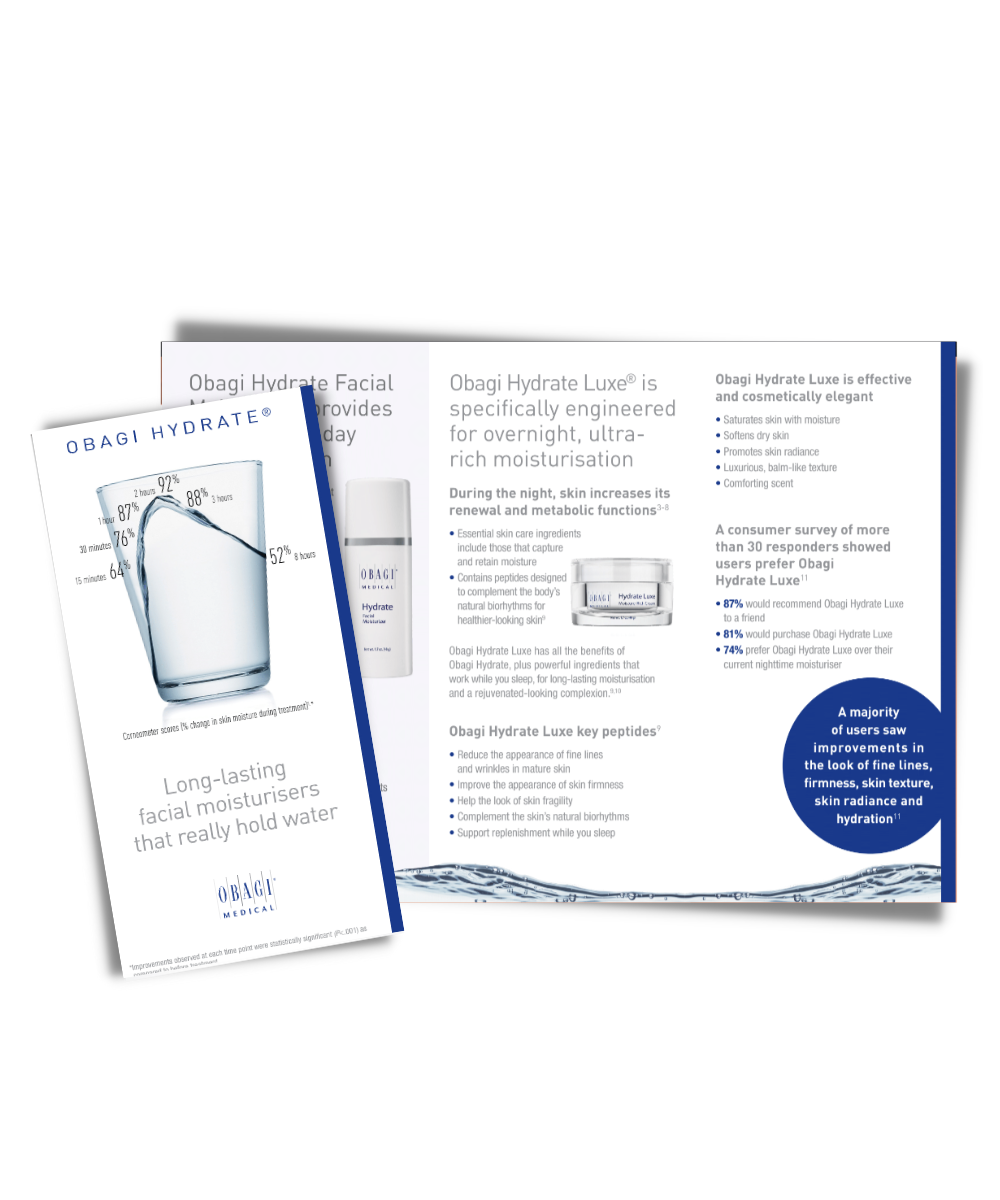 Obagi Mini Brochure bundle 25 pcs - Daily Hydro Drop – The Global ...