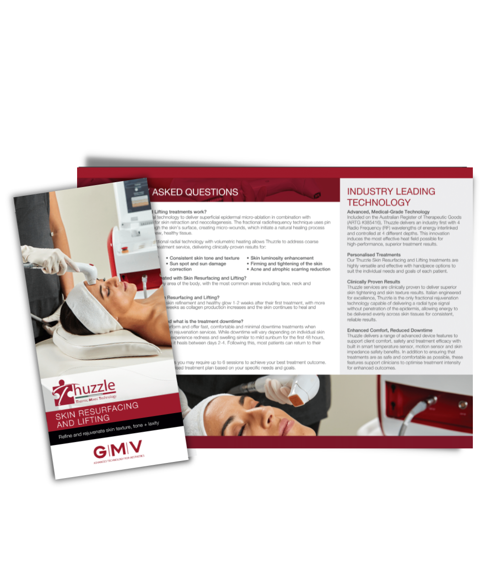 Thuzzle - Skin Resurfacing and Lifting Brochure – The Global Beauty Group Wholesale